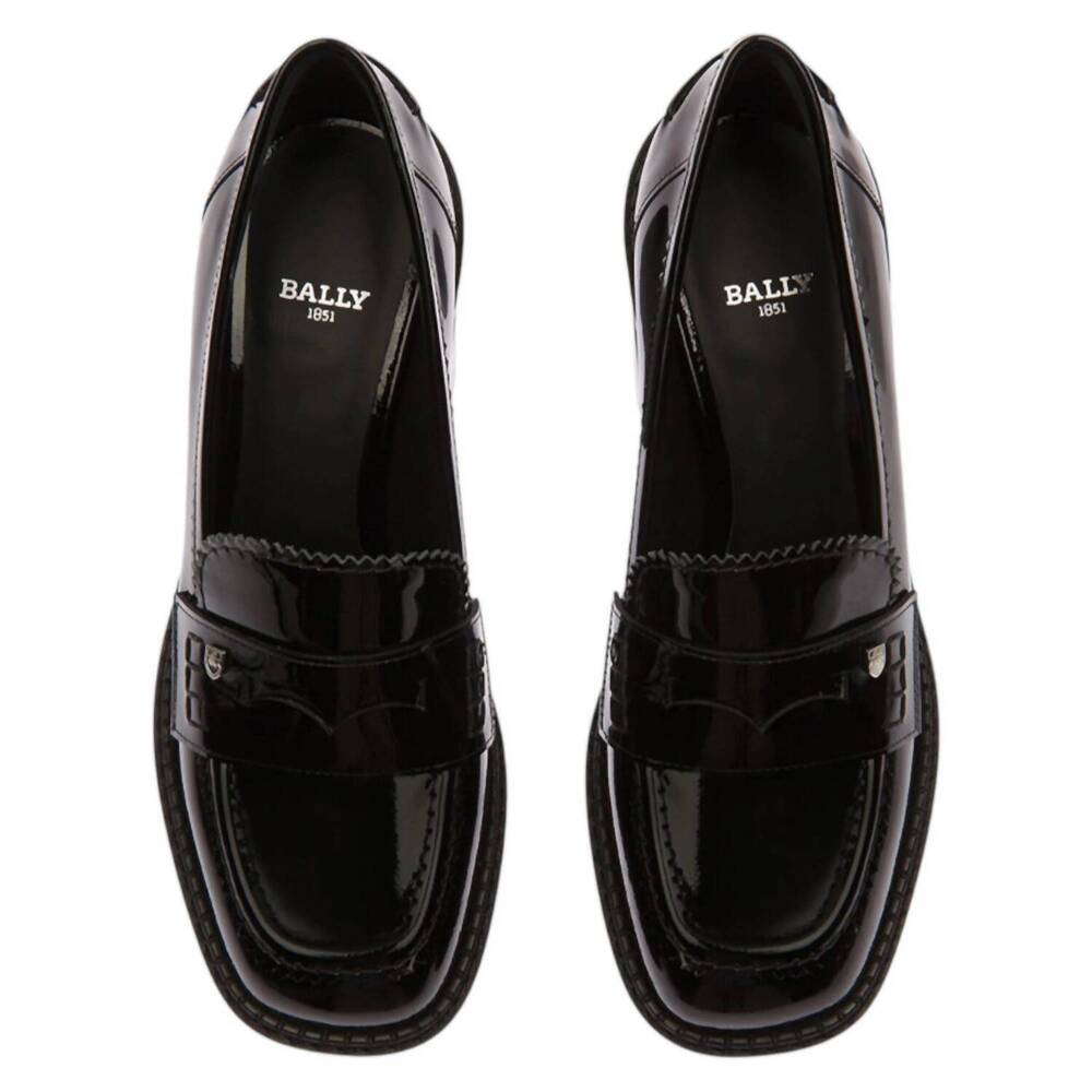 Bally | Shoes | New Bally Womens Elly Patent Leather Moccasins Loafers ...